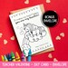 Printable Valentines Day Card for Teacher, Unicorn Valentine, Teacher ...