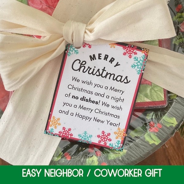 Christmas Tags Neighbor Gift - 60+ Gift Ideas for 2024