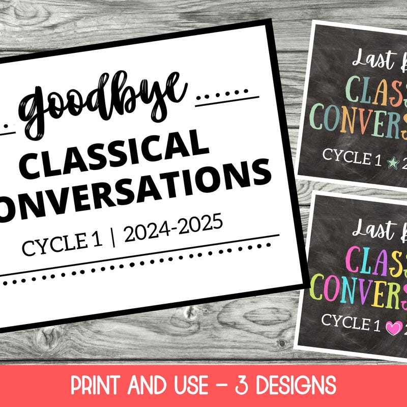 Classical Conversations - Etsy