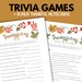 Thanksgiving Trivia Games, Thanksgiving Games for Family, Thanksgiving ...