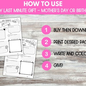 All About Mom Printable, All About My Mom, All About Grandma, Mother's ...