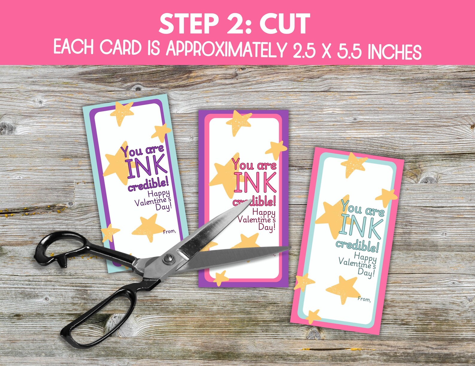 You're Ink-credible Valentines, Pen Valentine Printable, Classroom ...