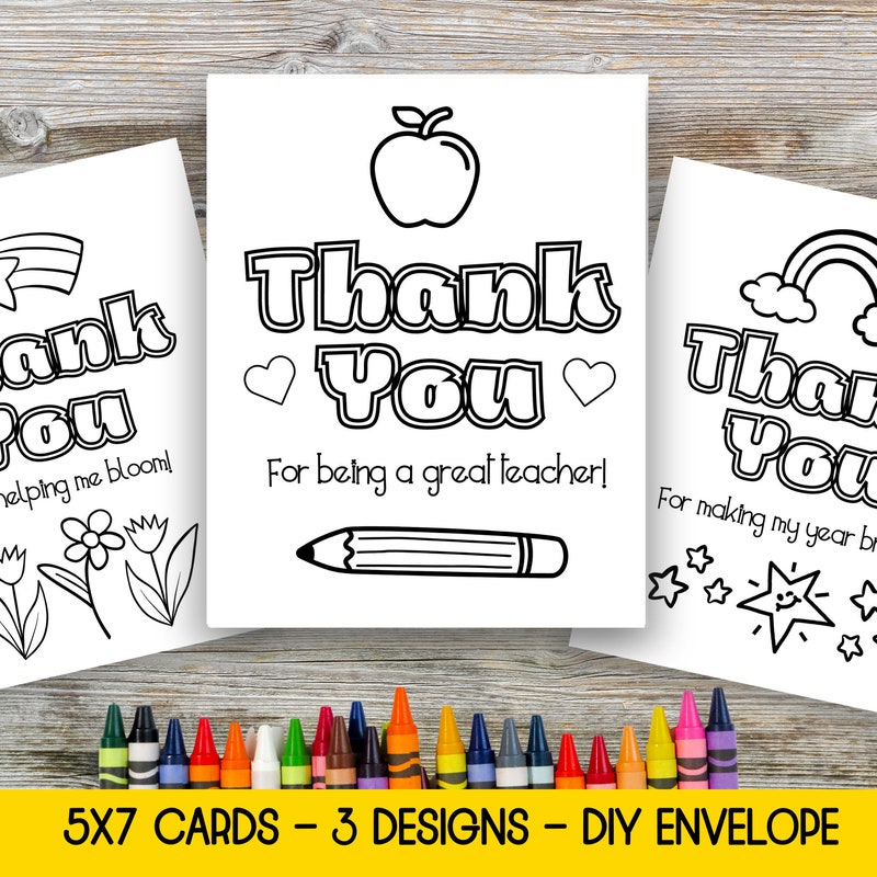 Best Teacher Ever Card - Etsy
