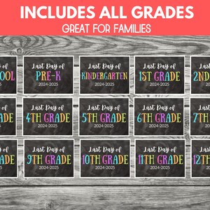 Last Day of School Sign Printable, Printable Last Day of School Sign ...