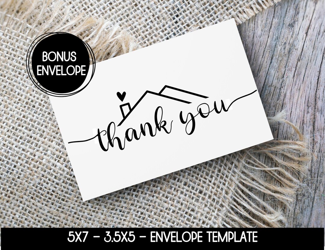 New Home Thank You Cards, Card for Realtor, Realtor Thank You Gift ...