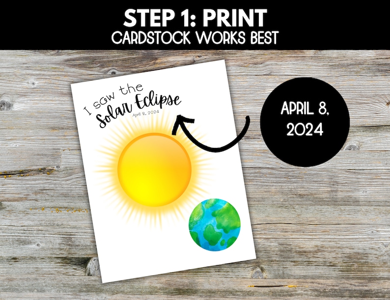 Solar Eclipse 2024 Handprint, Solar Eclipse Craft for Preschool, Solar ...