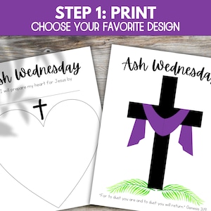 Ash Wednesday Craft, Ash Wednesday for Kids, Catholic Lent for Kids ...