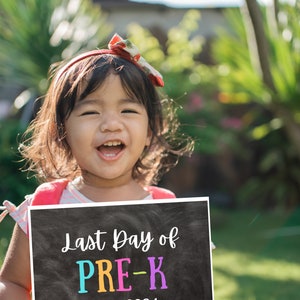 Last Day of School Sign Printable, Printable Last Day of School Sign ...