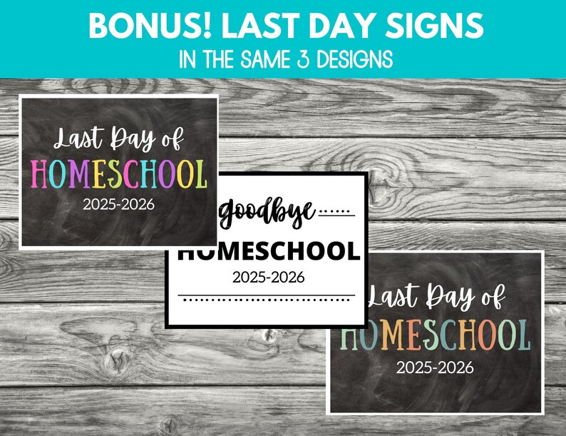 First Day of Homeschool Sign, First Day of Homeschool Printable ...