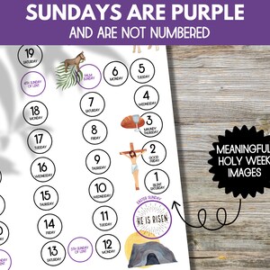Printable Lent Calendar, Lenten Calendar, Ash Wednesday Printable ...