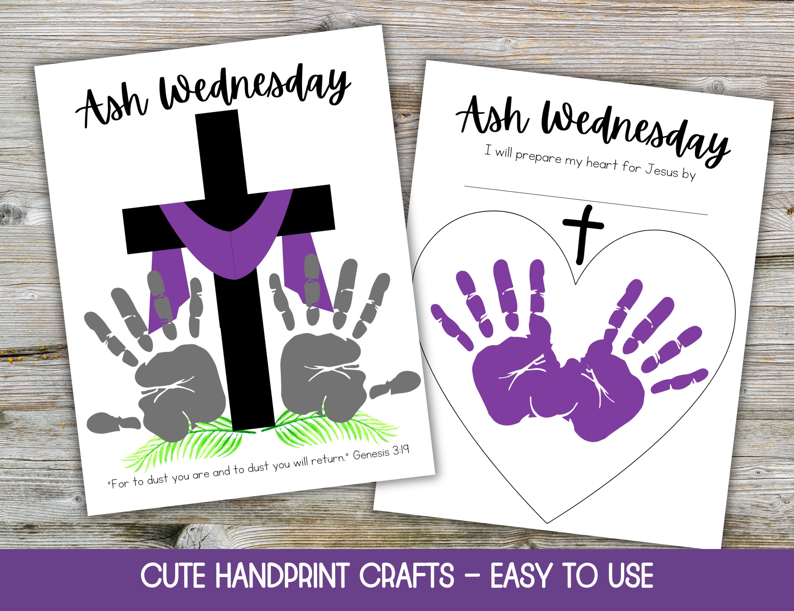 Ash Wednesday Craft, Ash Wednesday for Kids, Catholic Lent for Kids ...