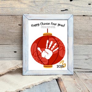 Chinese New Year Handprint, Lunar New Year, Year of the Snake ...