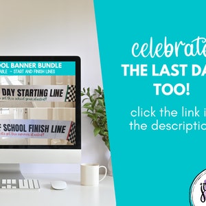 First Day of School Starting Line Printable Banner, Back to School ...