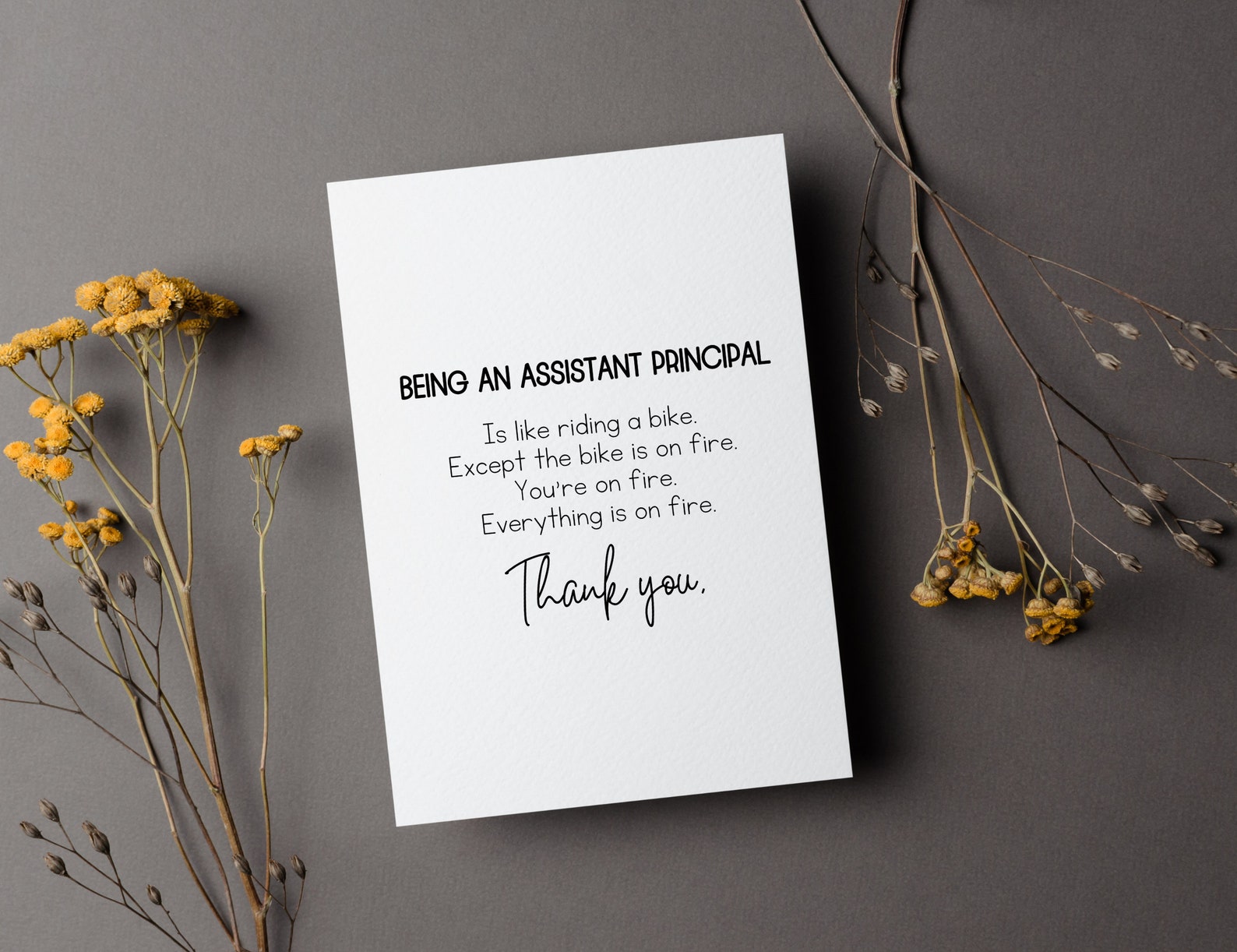 Assistant Principal Appreciation Card Printable, Assistant Principal ...