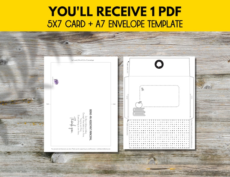 Assistant Principal Appreciation Card Printable, Assistant Principal ...