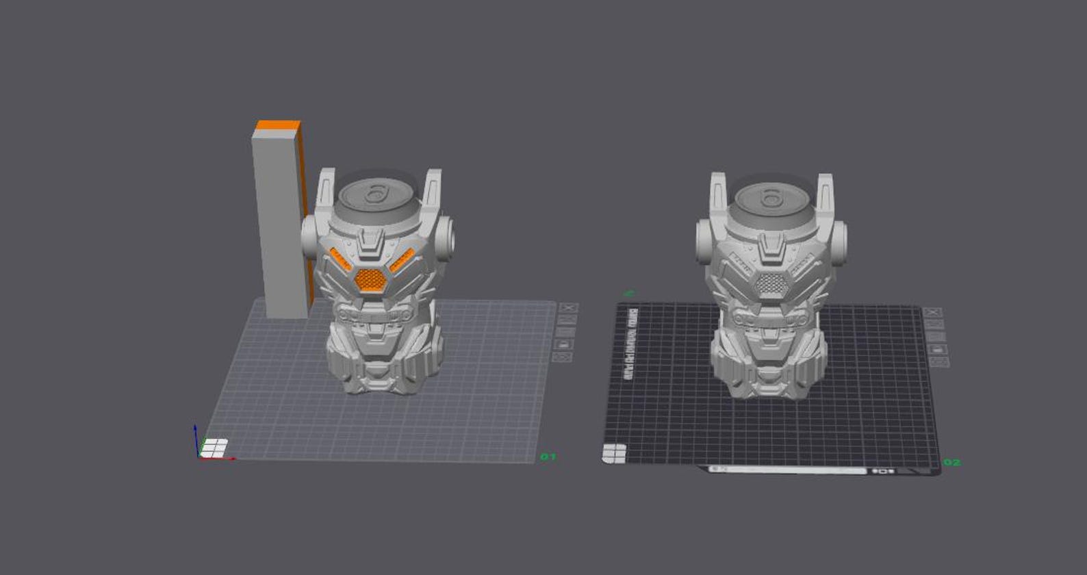 Mech Beverage Guardian Stl 3d File - for FDM 3d Printers - Mech ...
