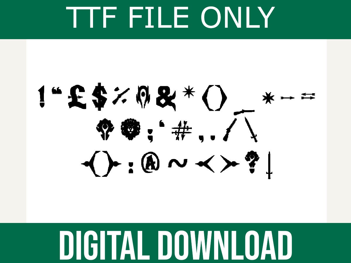 Lifecraft Font TTF File - Digital Download - Etsy