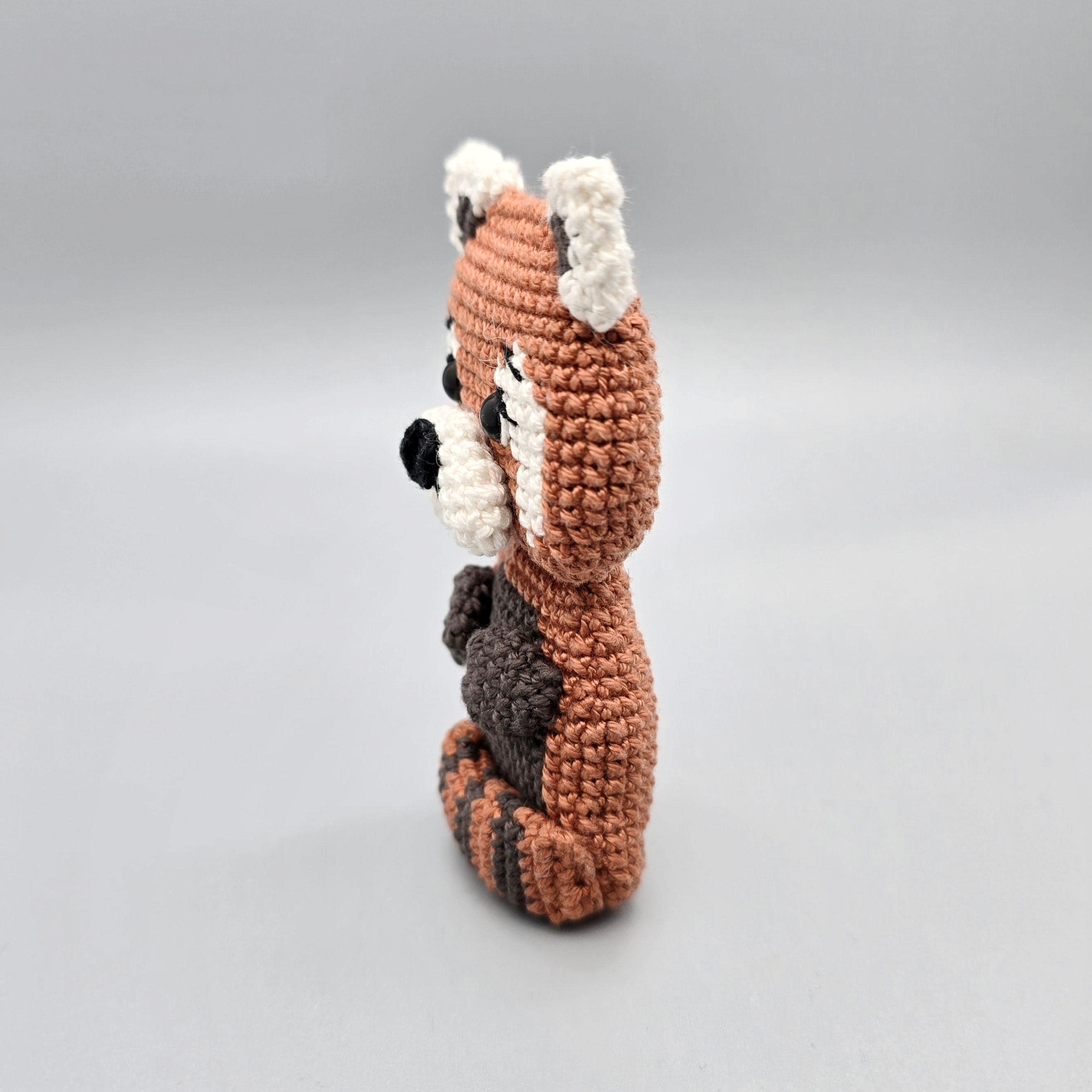 Amigurumi Red Panda - Crochet Pattern - Croxart - Crochet Red Panda ...