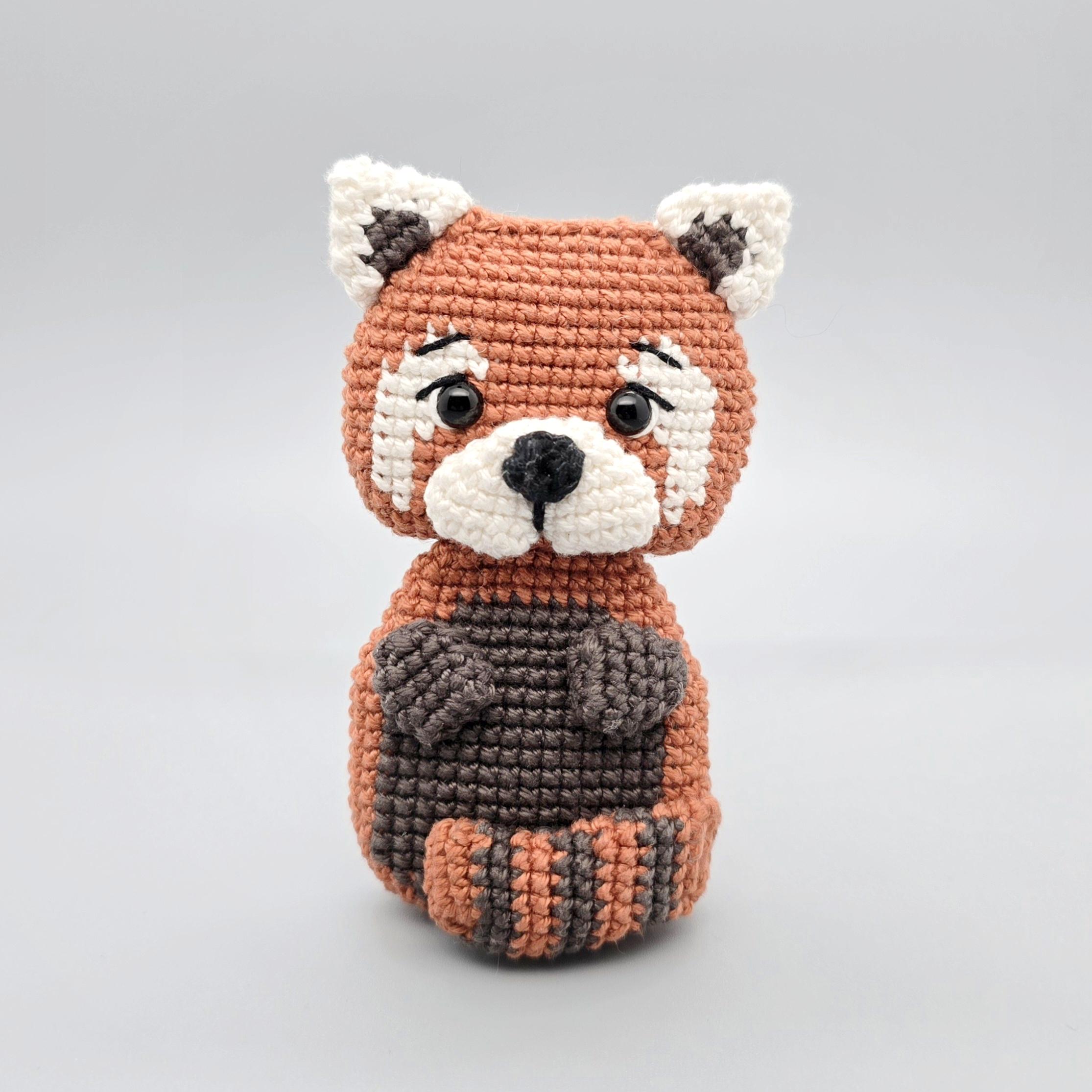 Amigurumi Red Panda - Crochet Pattern - Croxart - Crochet Red Panda ...