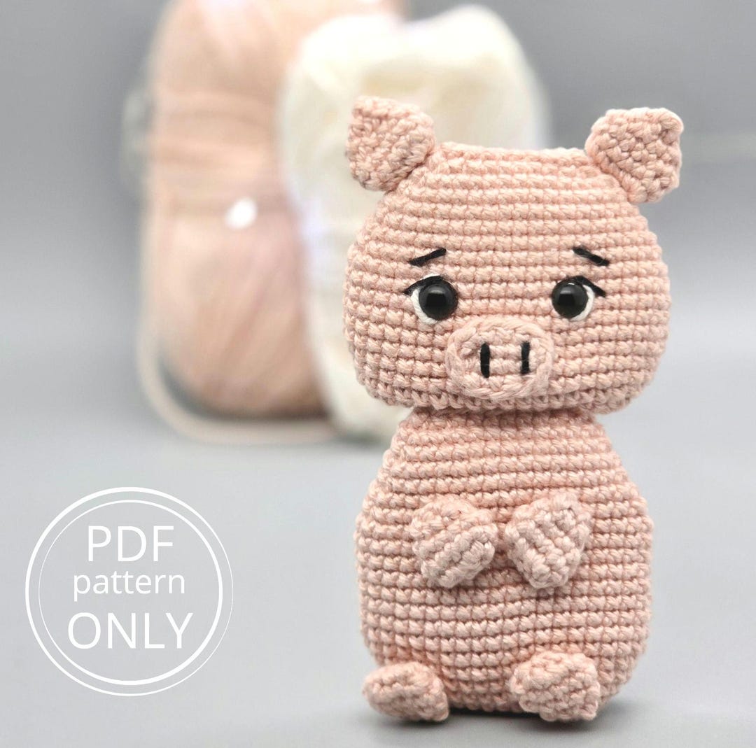 Amigurumi Piggy Pattern - Crochet Pattern - Croxart - Crochet Piggy ...