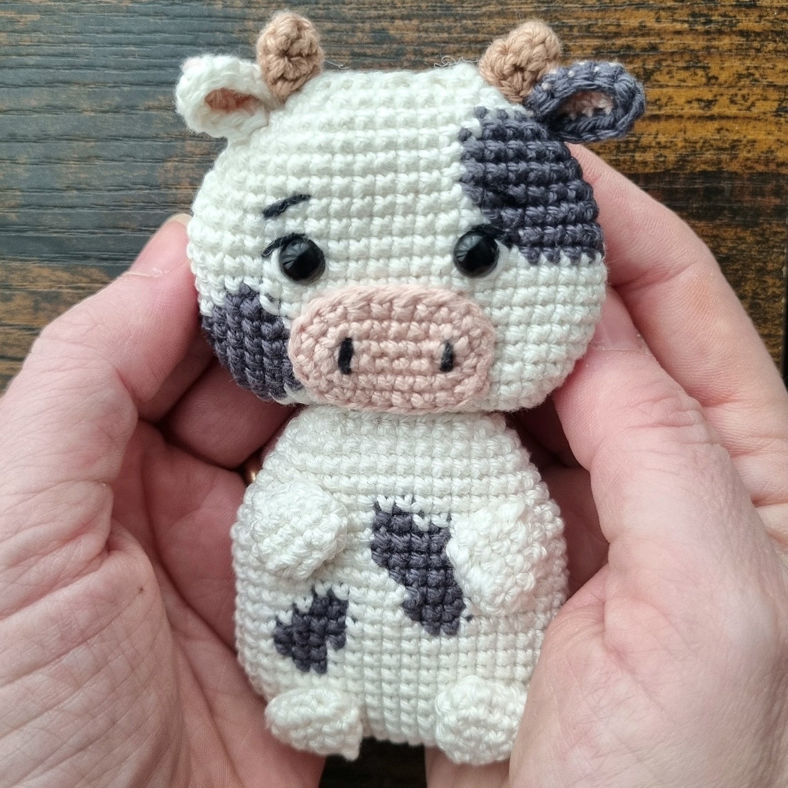 Amigurumi Cow - Crochet Pattern - Croxart - Crochet Cow - Amigurumi 2D ...