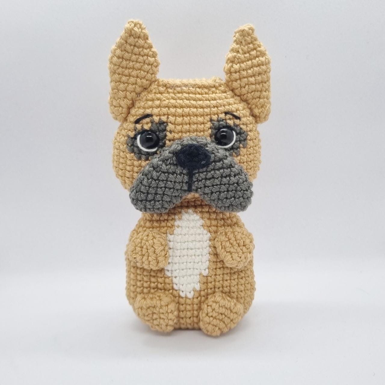 Amigurumi French Bulldog - Crochet Pattern - Croxart - Crochet French ...