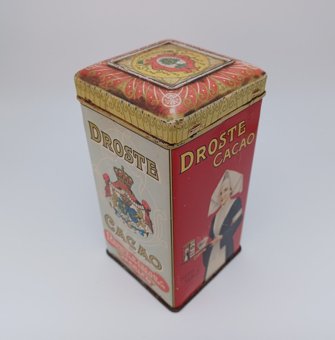 Droste Cacao & Chocolate Vintage Tin With Nurse 1950's Holland - Etsy
