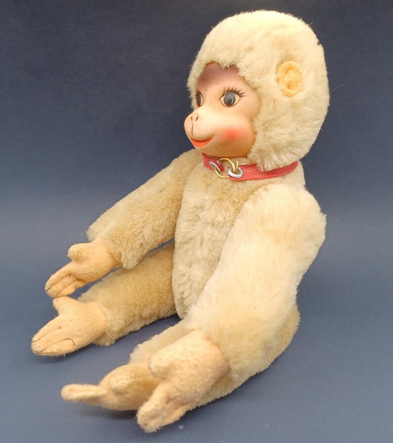 Schuco Monkey Vintage Mohair Stuffing Toy Germany 1960 - Etsy