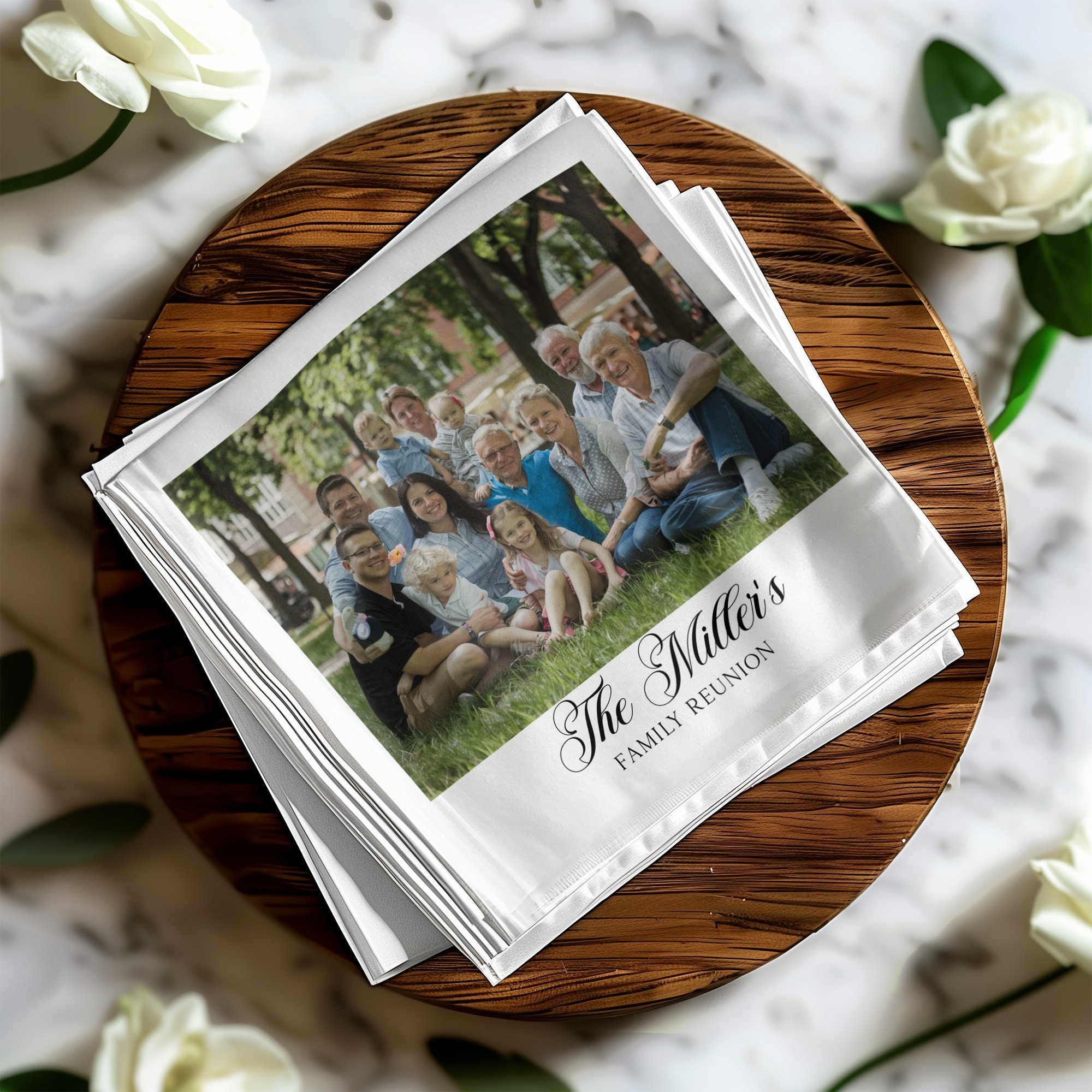 Custom Photo Napkins: Personalized Party Keepsake, USA Printed - Etsy