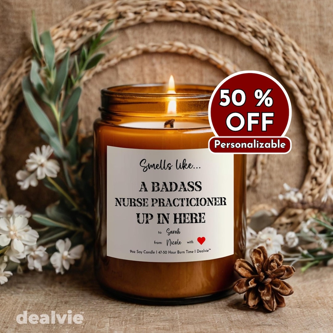 Nurse Practitioner Candle, Nurse Gifts, Gift for Nurse Practitioner ...