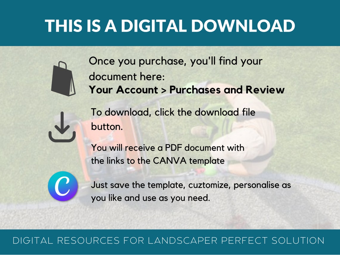Lawn Care Mowing Schedule Templates, Landscape Business Templates ...