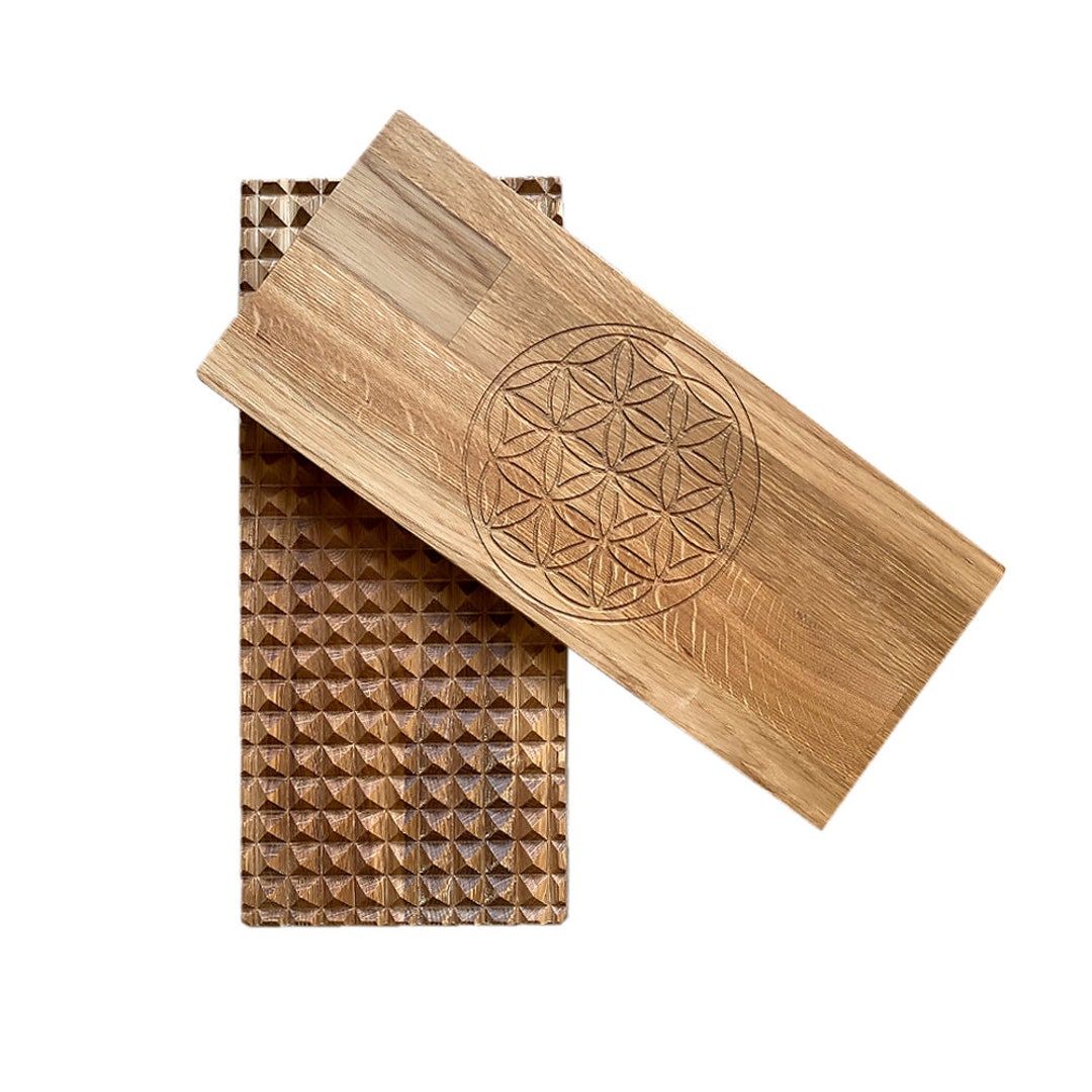 Wooden Oak Acupressure Sadhu Board | Reflexology Foot Massage With ...