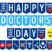 Doctors Day Printable Banner, Happy Doctors Day Sign, Doctor ...