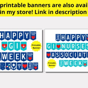 Happy GI Week Printable Banner, Endoscopy Team, Endoscopy Nurse Gift ...