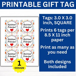 Assistant Principal Week Printable Bundle, Assistant Principal Week ...