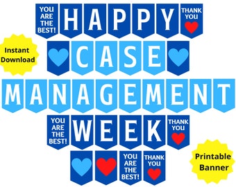 Case Manager Appreciation Week Signs - Etsy