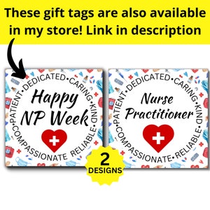 Nurse Practitioner Week Printable Poster, Happy NP Week Sign, Nurse Practitioner Appreciation ...