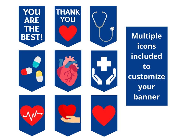 Cardiac Rehab Week Printable Banner Happy Cardiac Rehab Week - Etsy