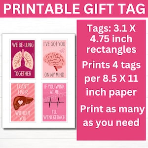 Funny Medical Valentine's Day Cards, 28 Pack Medical Pun Valentines ...