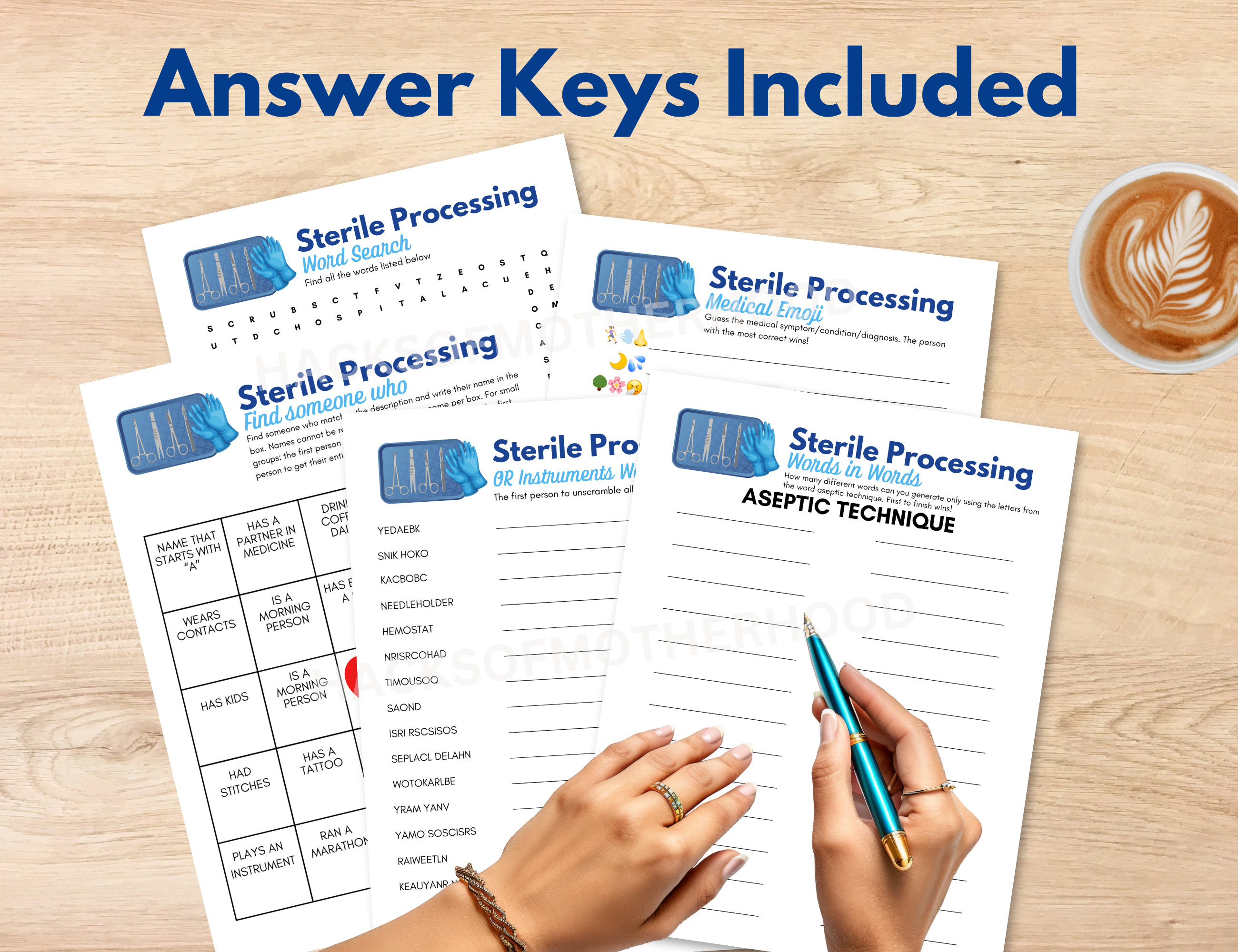 Sterile Processing Game Bundle, SPD Week, Central Service Week, Sterile ...