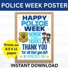 911 Dispatcher Week Printable Gift Tag, Public Safety ...