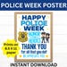 911 Dispatcher Week Printable Gift Tag, Public Safety ...