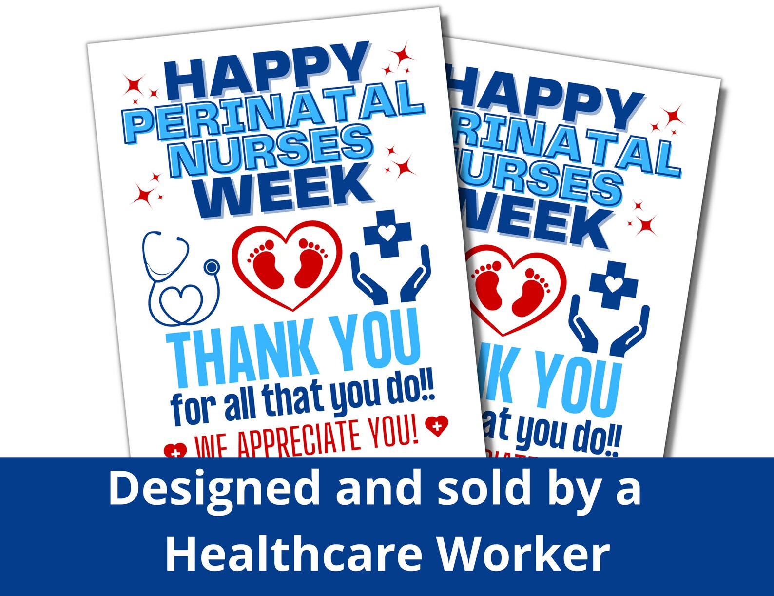 Perinatal Nurses Week Printable Poster, Perinatal Nurse Week Sign ...