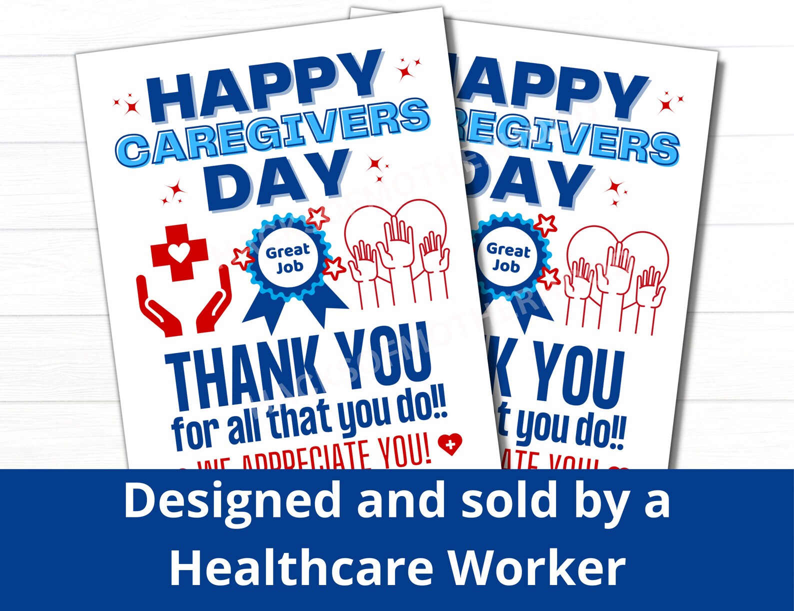 Caregivers Day Printable Poster, Happy Caregivers Day Sign, Caregivers ...