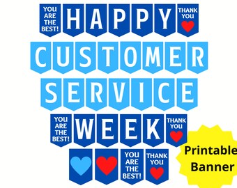 Customer Service Week Banner - Etsy
