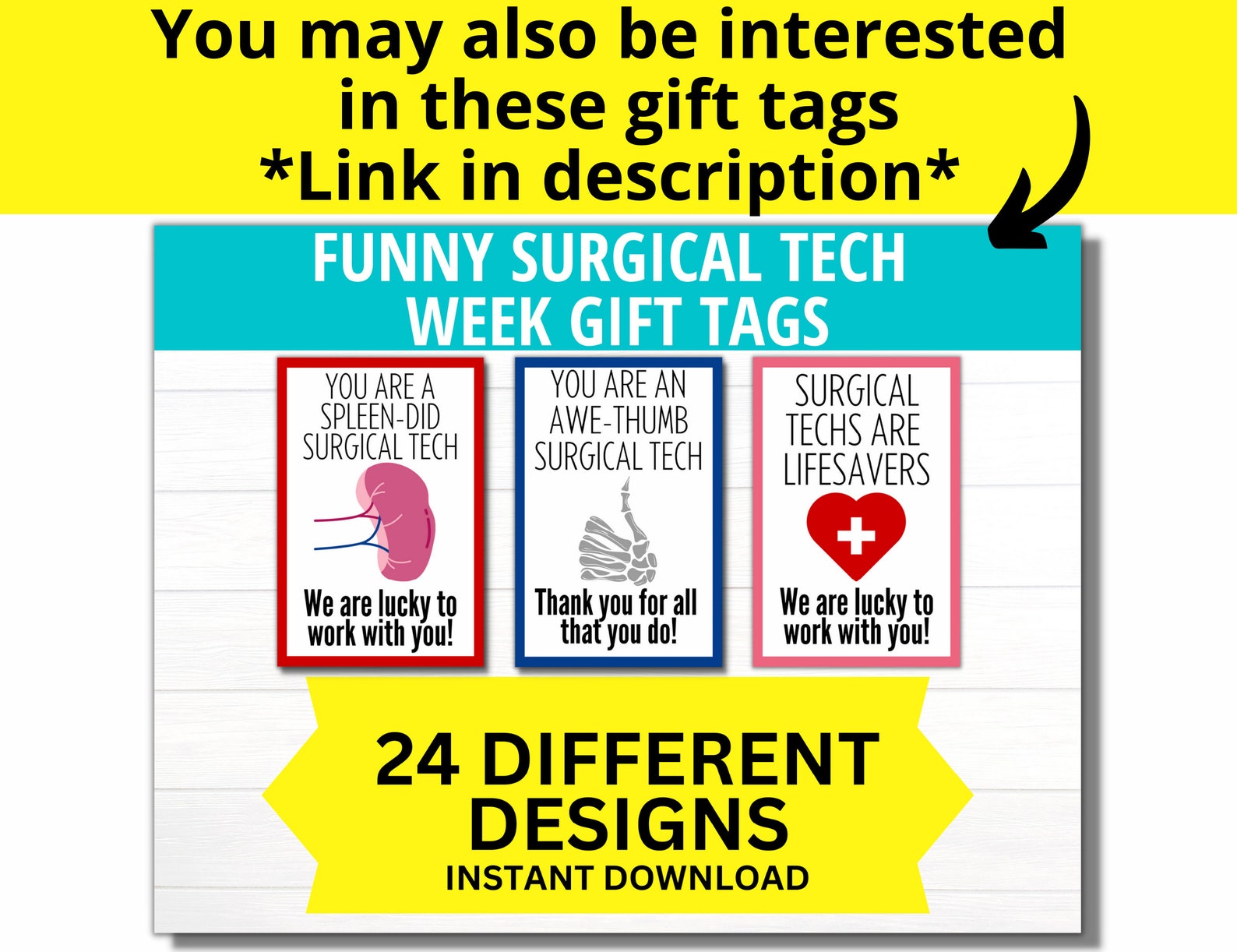 Surgical Scrub Tech Week Printable Bundle, Happy Surgical Scrub Tech ...