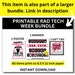 Radiologic Tech Week Printable Sign, Radiology Tech Week Banner, Rad ...