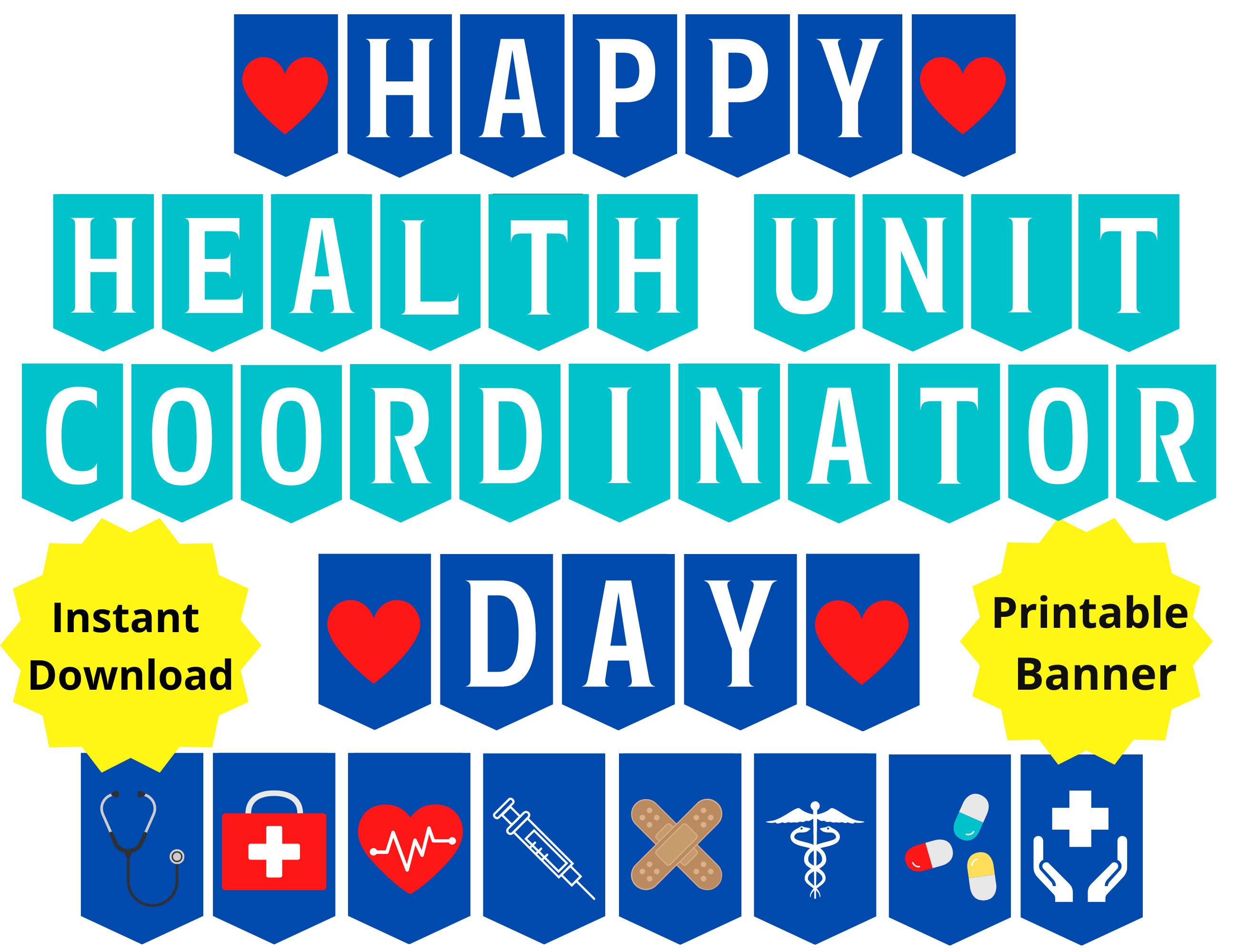 Health Unit Coordinator Day Printable Banner Happy HUC Day Etsy health-unit-coordinator-day-printable-banner-happy-huc-day-etsy