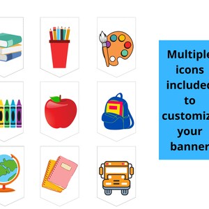 Welcome Back Students Banner Printable, Back to School Banner, Rainbow ...