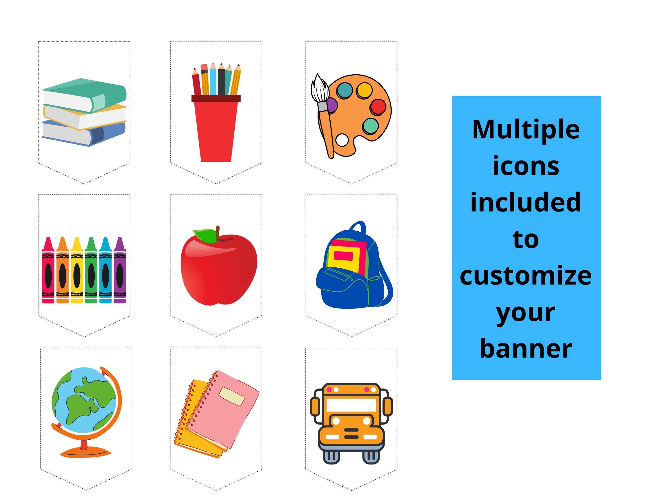 Welcome Back Students Banner Printable Back to School Banner - Etsy